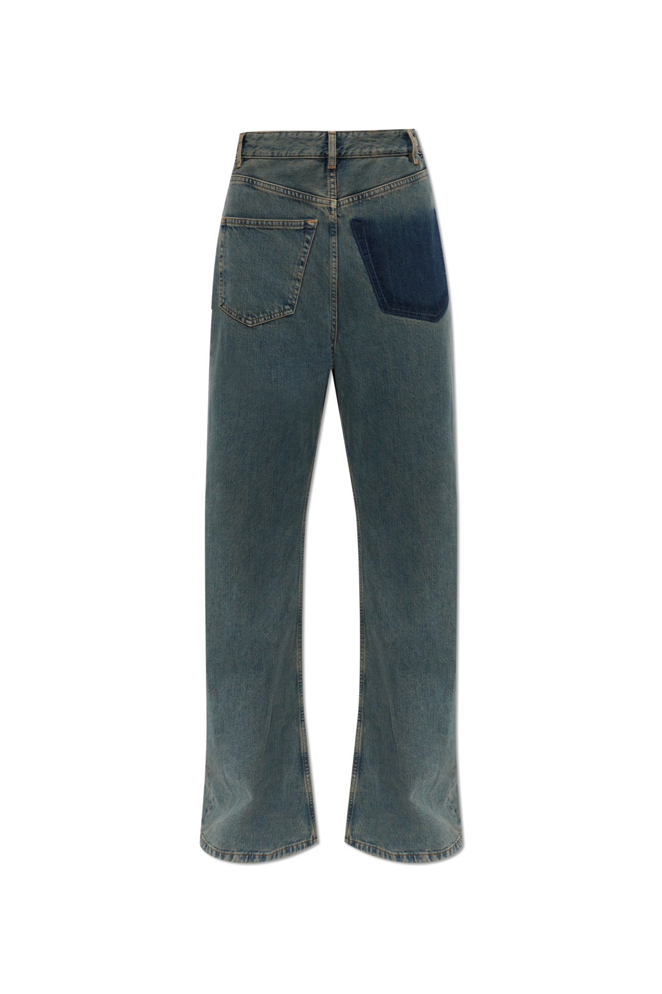 MAISON MARGIELA MM6 Maison Margiela Asymmetrical Wide Leg Jeans